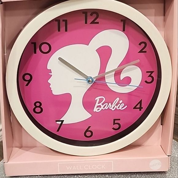 Barbie | Accents | Barbie Analog Barbie Head Wall Clock | Poshmark
